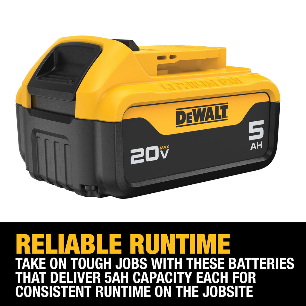 DeWalt DCB205-2C 20V MAX* 5AH BATTERY KIT – Fasteners Inc
