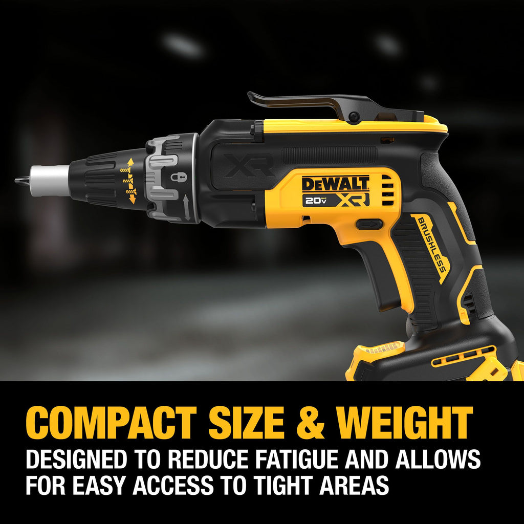 DEWALT DCF630B 20V BRUSHLESS DRYWALL SCREWGUN 2nd Gen – Fasteners Inc