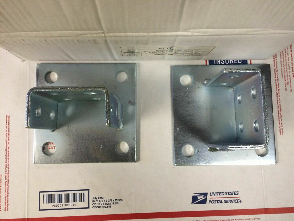 Squared Post Base for Unistrut Double Channel #4777 P2073A SQ EG ...