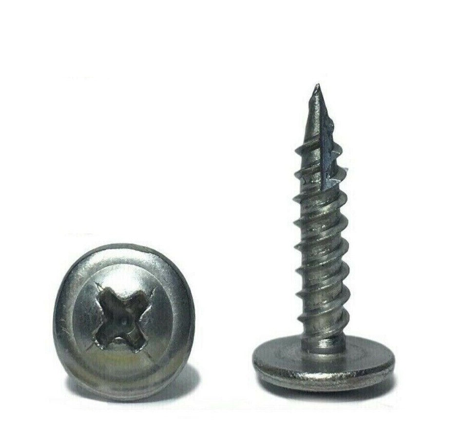 #8 x 1 5/8" Stainless Steel Phillips Modified Truss Head K-Lath Screw – Fasteners Inc