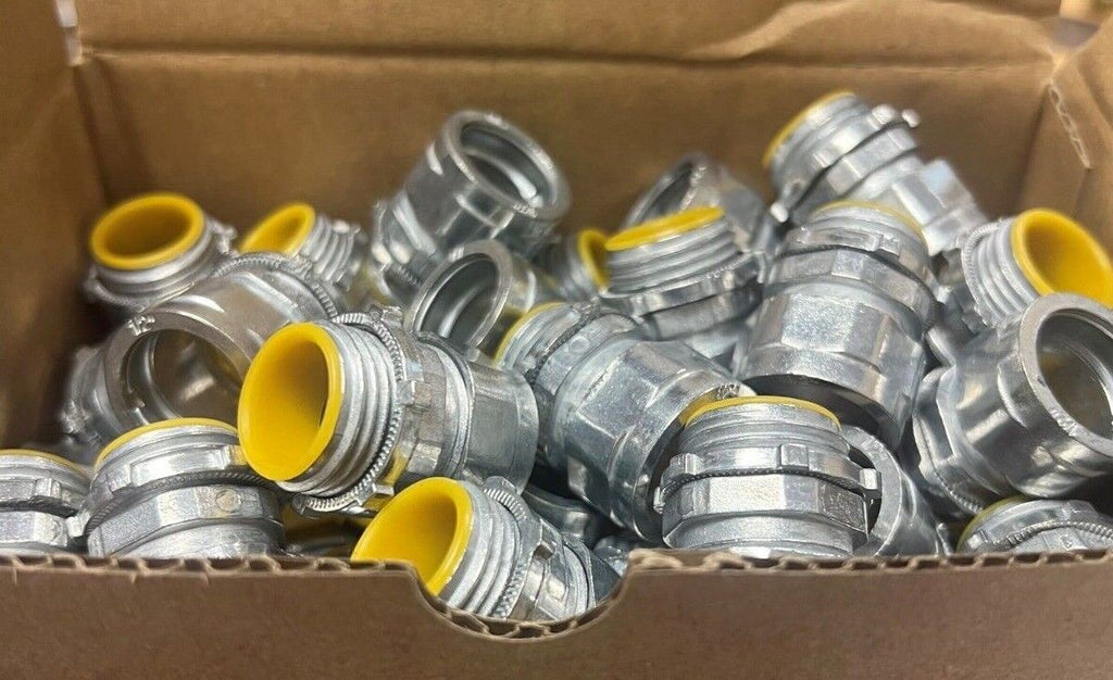 3/4" EMT Conduit UL Compression Insulated Connector Die Cast Zinc CCN ...