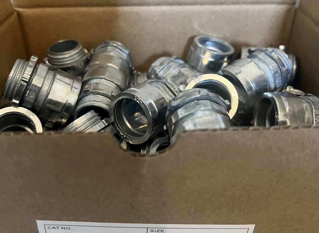 1" EMT Conduit UL Compression Connector Die Cast Zinc CCN-100 ...